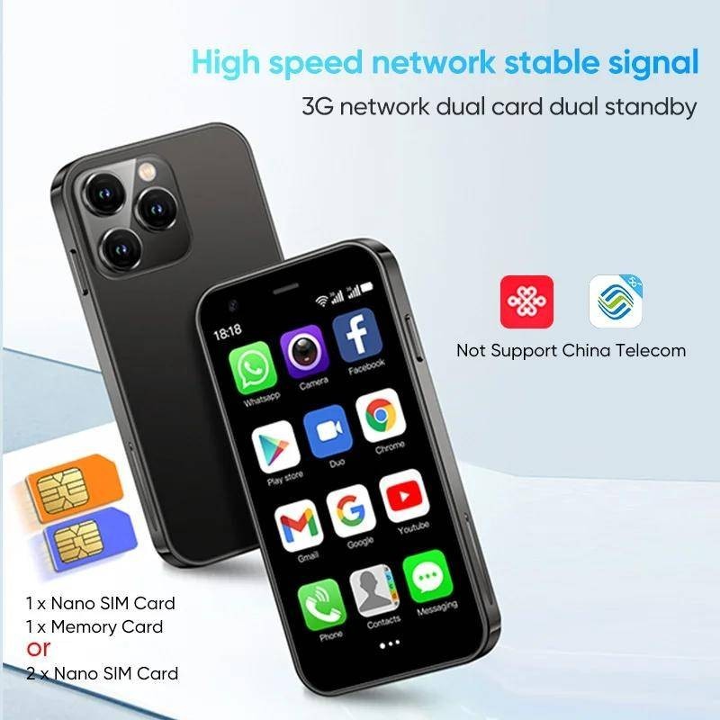 SOYES XS15 Mini SmartPhone Android 8.1 3.0 Inch Display 2GB 16GB Dual SIM Standby 3G Mobile ...