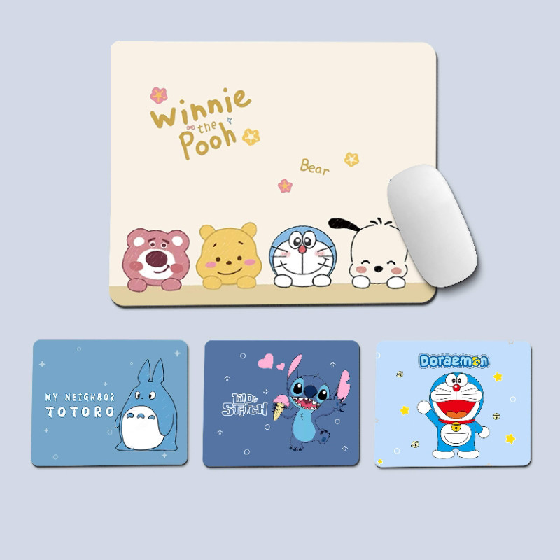Cute Sanrio Cartoon Mouse Pad Small Doraemon Computer Keyboard Mat ...