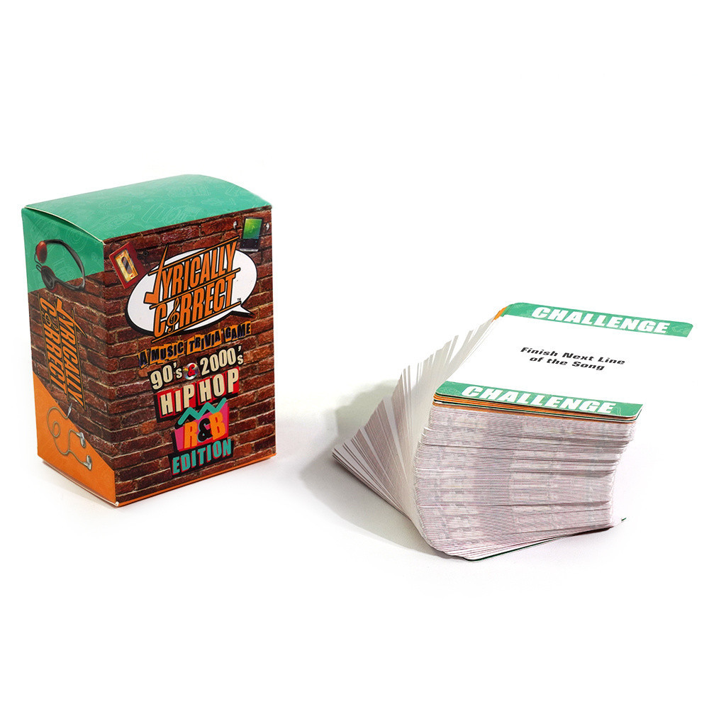 90's and 2000's Hip Hop and R & B Music Trivia Card Game |Multi ...