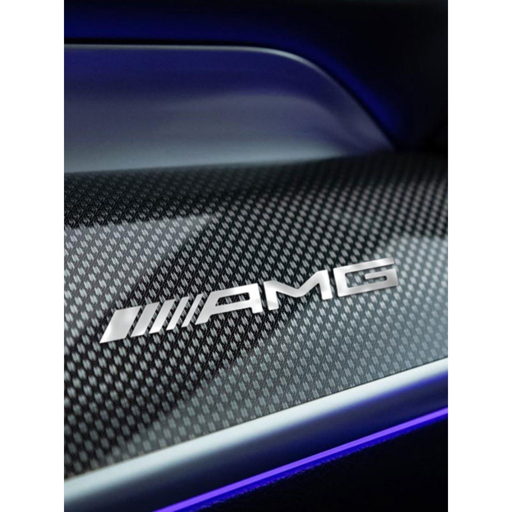 Mercedes-Benz C260L C200L E300L A180L GLC GLA AMG Modified Car Sticker Metal Car Logo | Shopee ...