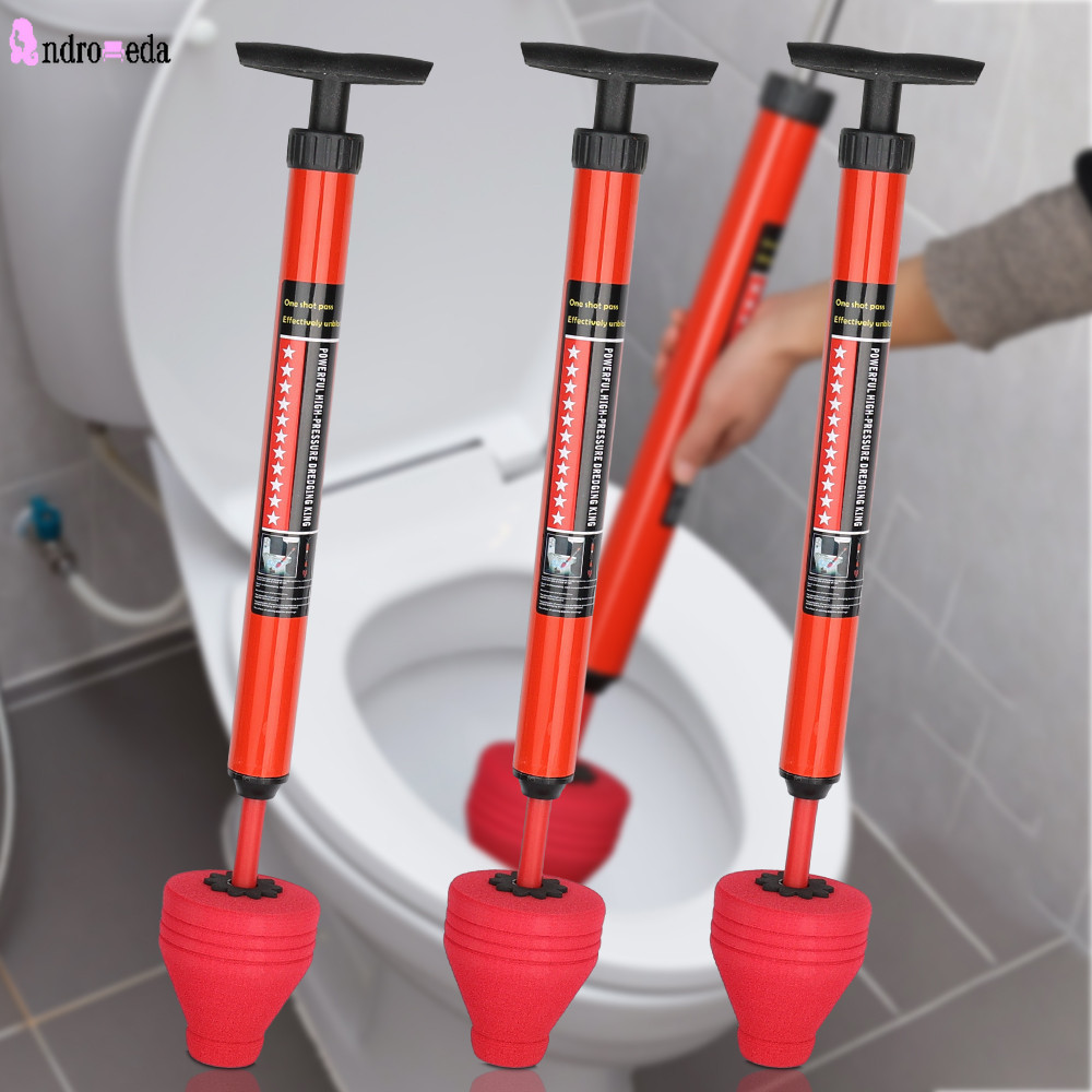 Creative Manual Anti Clogging Dredge Tool High Pressure Toilet Plunger ...