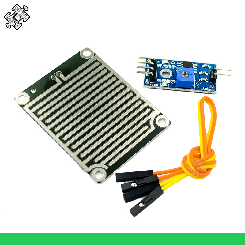 Englab★water Droplet Sensor Raindrop Sensor Rain Sensor Module Water Droplet Module Shopee