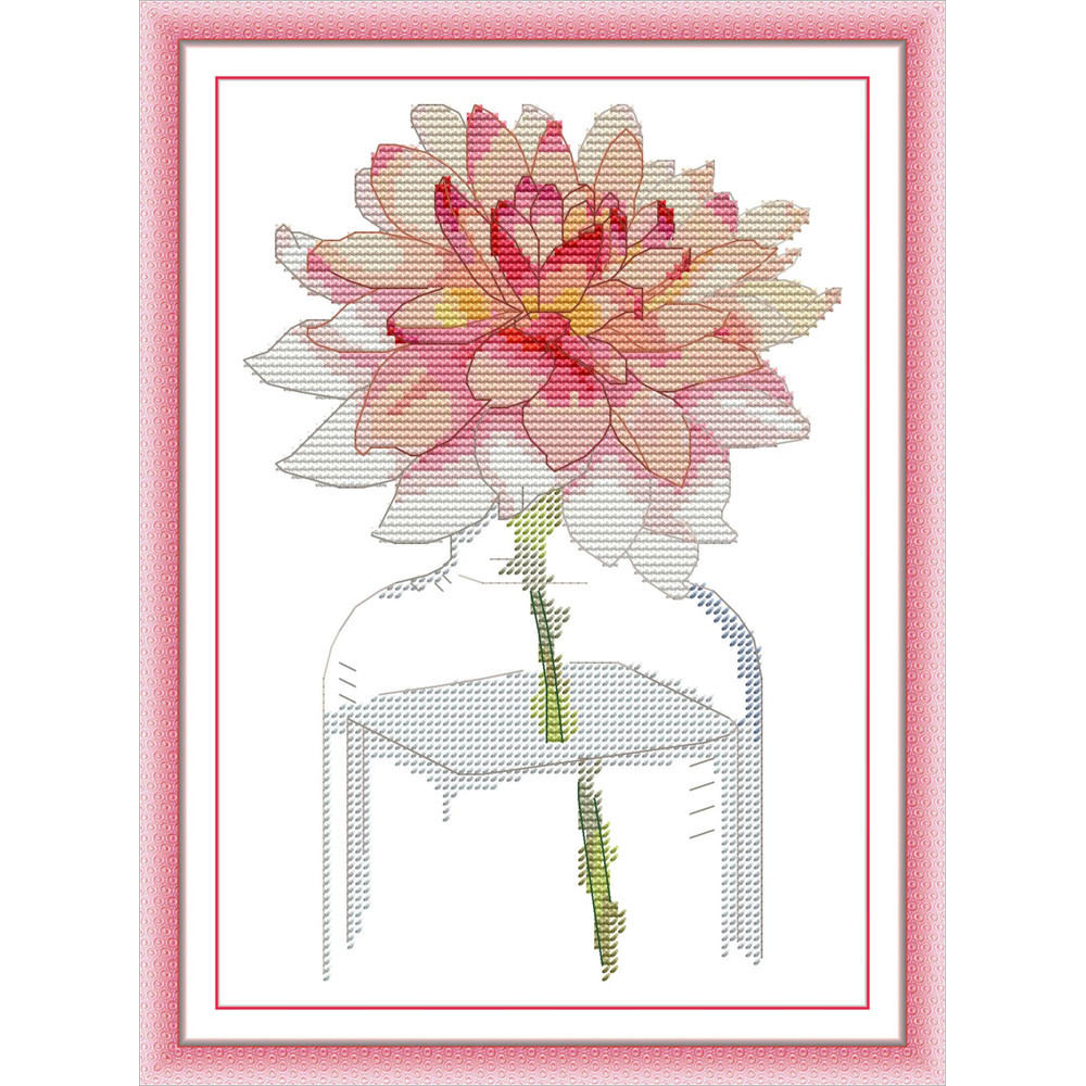 Joy Sunday Stamped Cross Stitch Ktis DMC Threads Chinese Cross Stitch ...