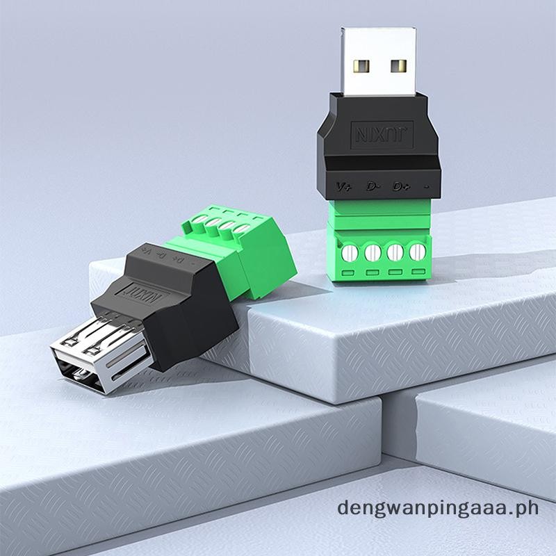 [DEN] 1Pc USB 2.0 Type A USB Connector USB Plug Adapter Connector Jack ...