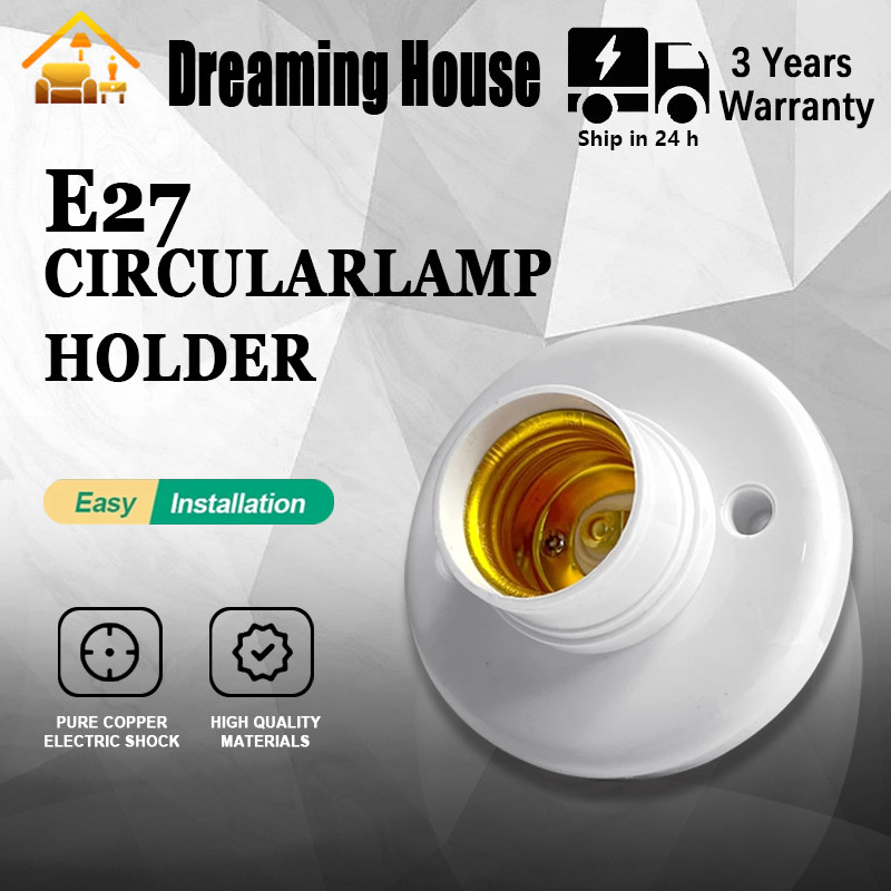 Bulb Holder Base Ceiling Light Bulb Socket Base | Shopee Philippines