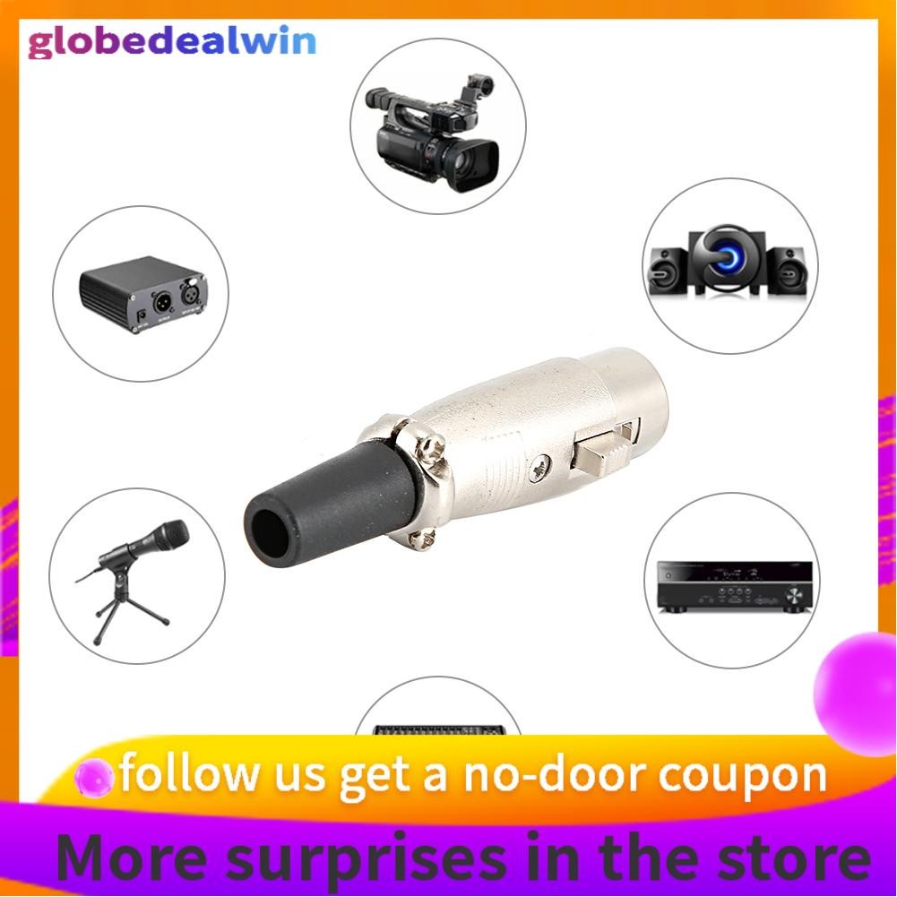 Globedealwin Shanrya Zinc Alloy Material Audio Socket Microphone ...