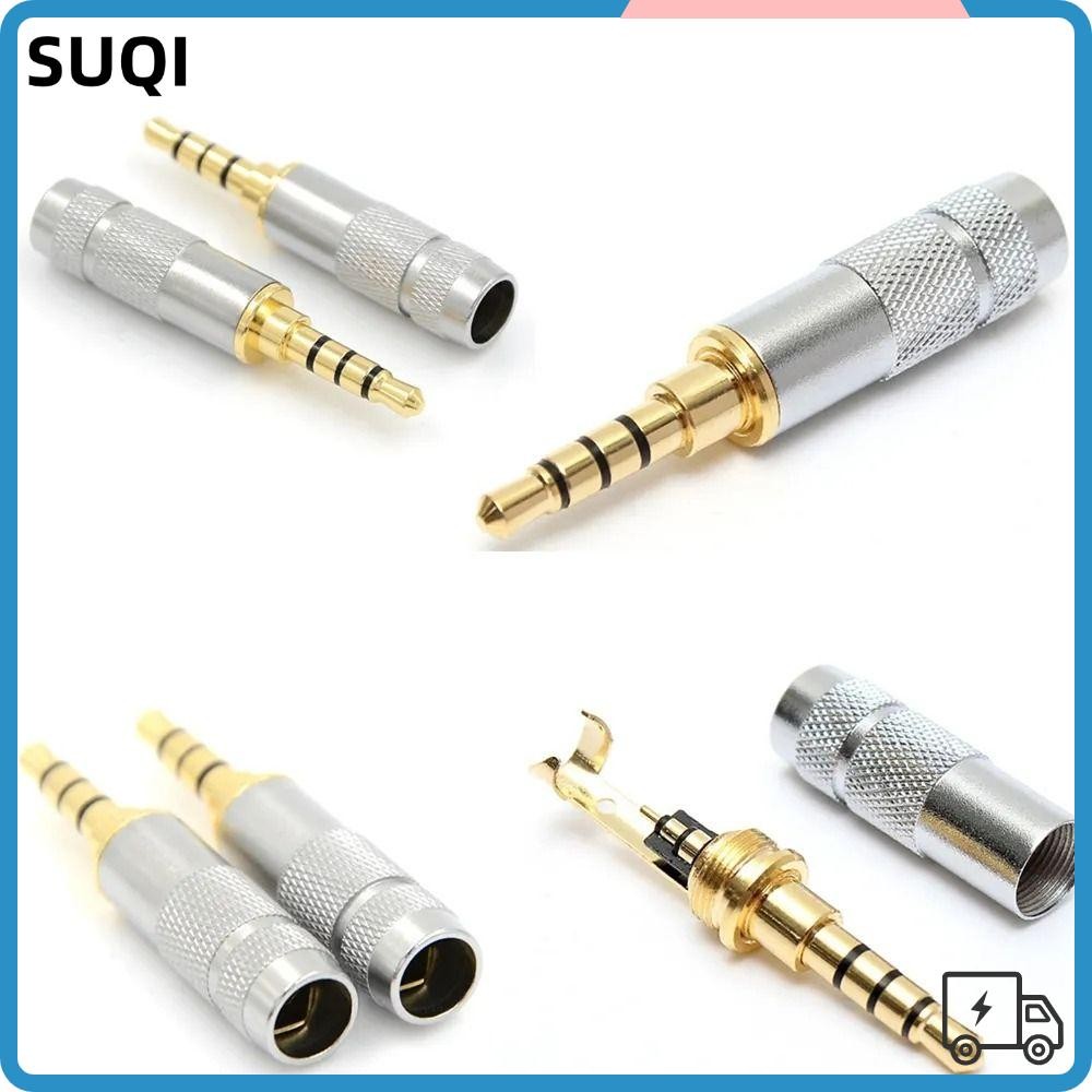 HI-SUQI Headphone Plug Connector, Replacement 4 Pole Headphones Audio ...