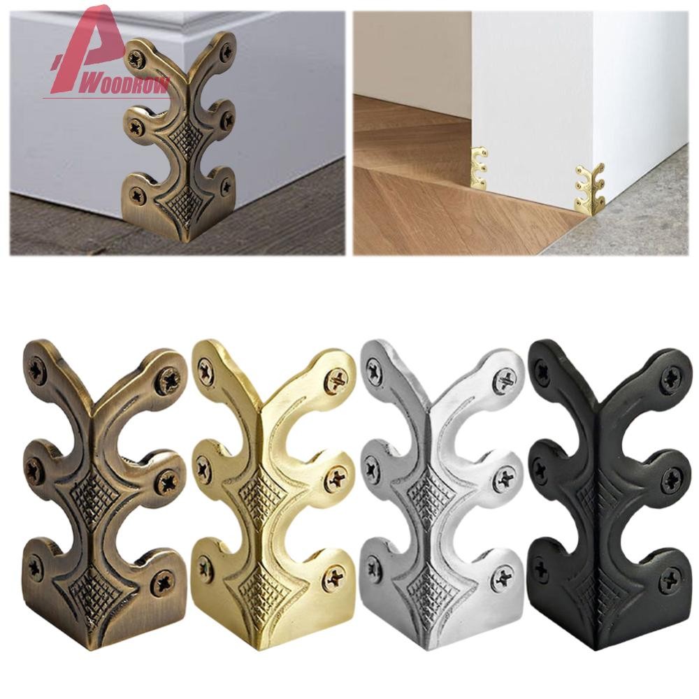 Elegant Metal Corner Protectors 6 Pcs for Baseboard and Skirting Board ...