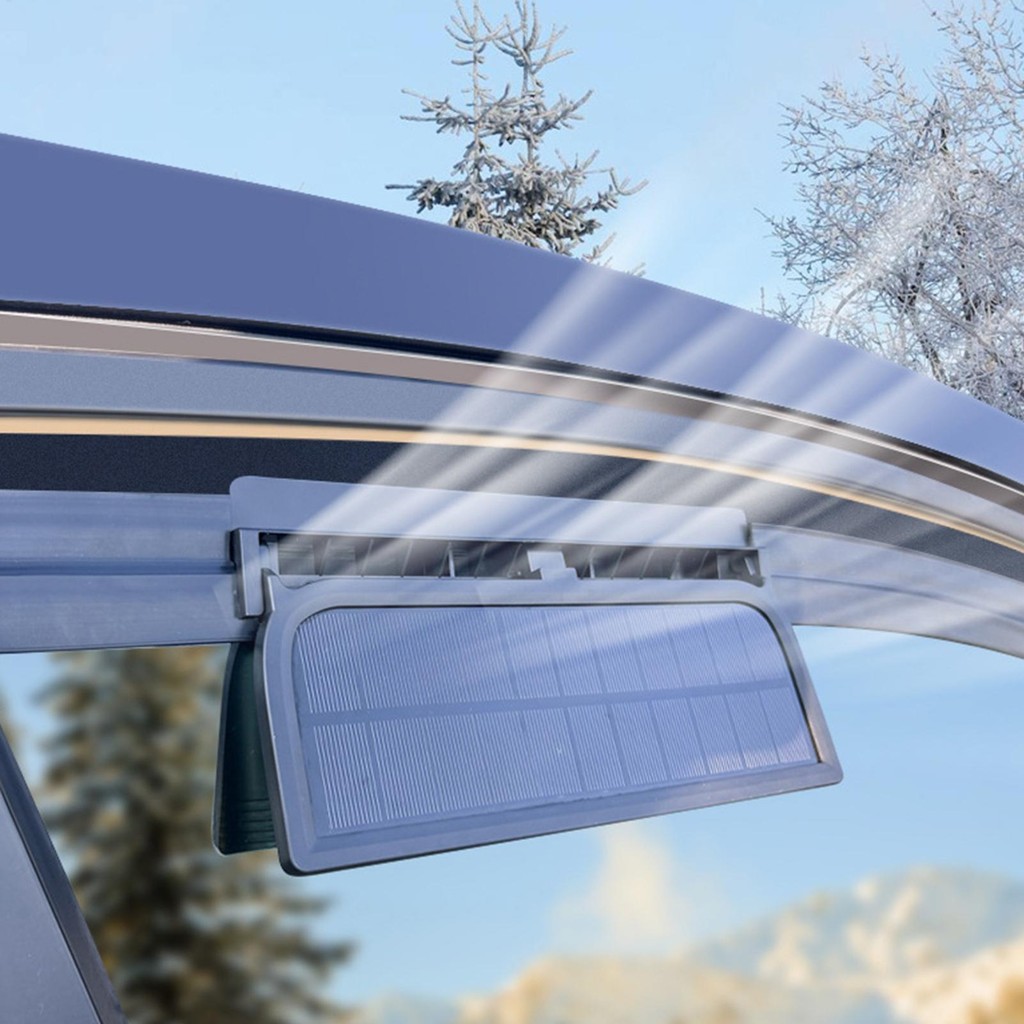 Car Window Fan Solar Auto Cooling Exhaust Cycle Fan Energy-Saving Air ...