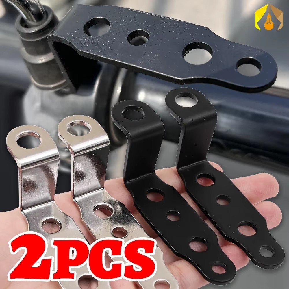 Universal Motorcycle Rearview Mirror Spotlight Modification Holder ...