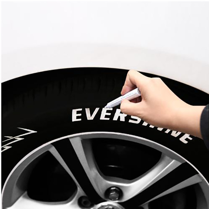 Auto Rubber Tyre Paint Pen Waterproof Cars Wheel Tire Oily Mark Pen ...