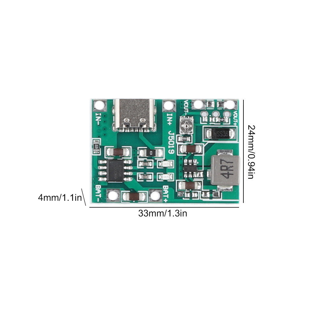 5V 2A Charger Module DC4.3-27V Adjustable Charging Step Up Boost Module ...