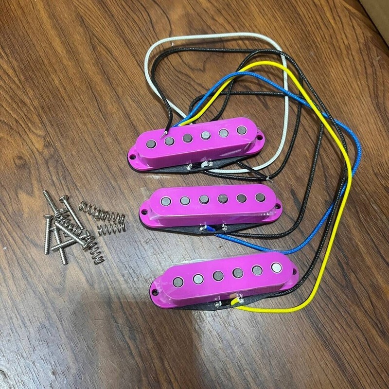 Fender Stratocaster SSS Pickups Alnico Single Coil Electric Guitar ...