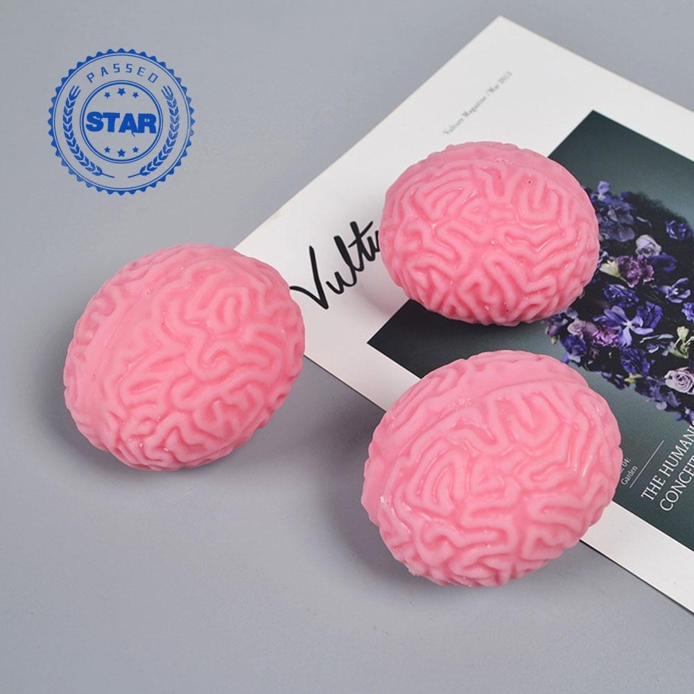 Brain Squeeze Toy Stress Relief Finger Exercise Relaxing Halloween ...