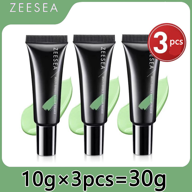 【3pcs】ZEESEA primer make up base moisturizer for face make up foundation 3 color corrector face ...