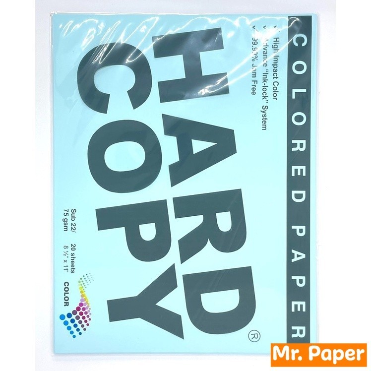 HARD COPY COLORED PAPER Sub.22 by 20s | Shopee Philippines