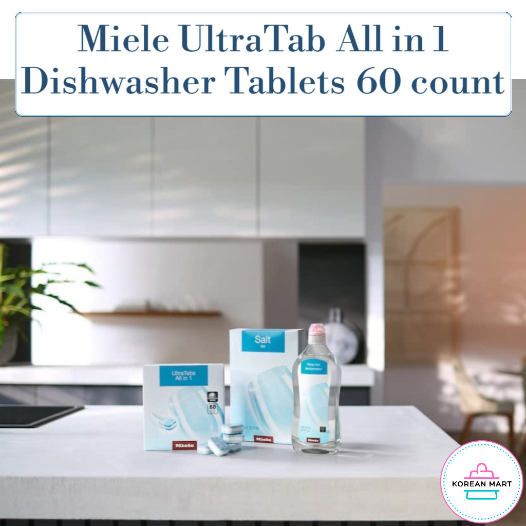 Miele Dishwasher Tablets 60 Tablets / UltraTab All in 1 Dishwasher ...