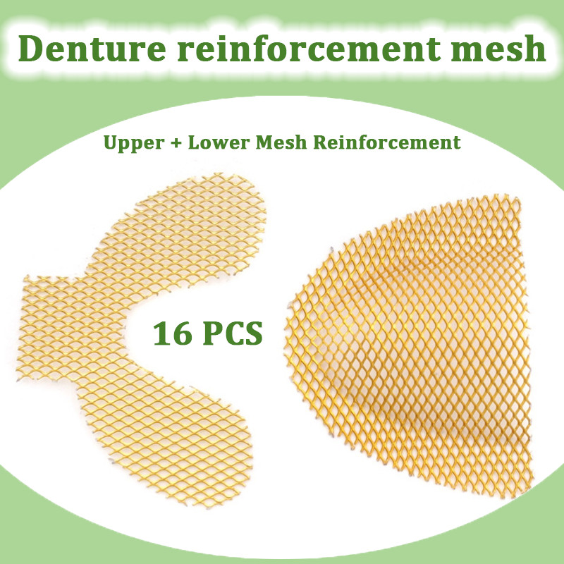 Oral Materials Denture Reinforcement Mesh Dental Full Mouth Metal Mesh ...