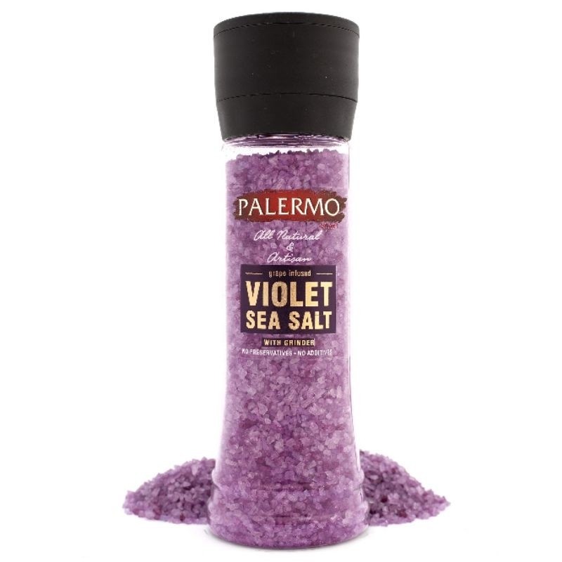 Palermo Grape Infused Violet Sea Salt with Grinder 340g | Shopee ...