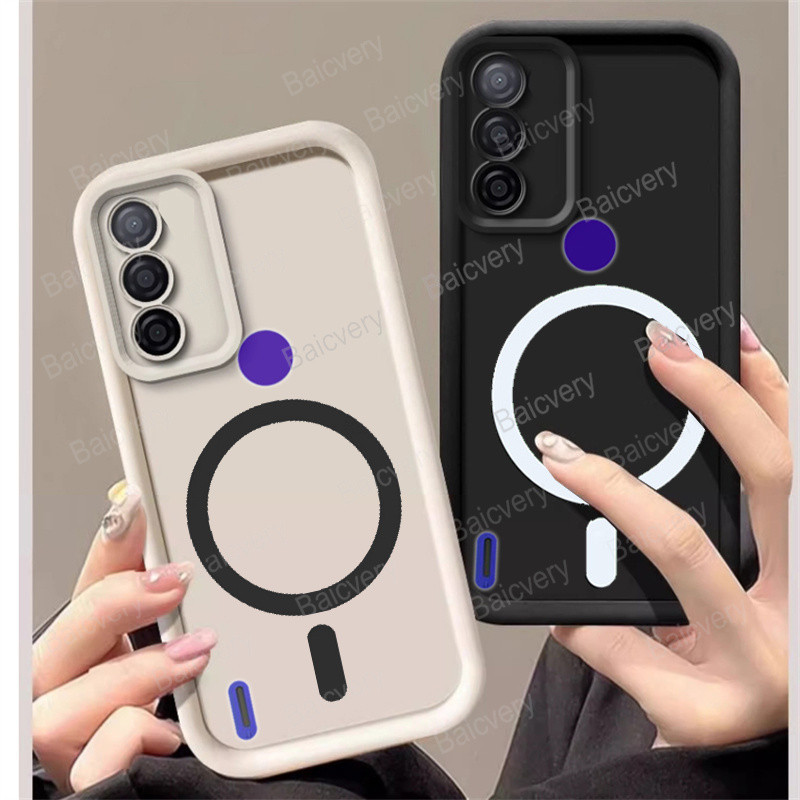 Casing For Tecno Spark 6 GO KE5j KE5k With Magnetic Wireless Charging ...