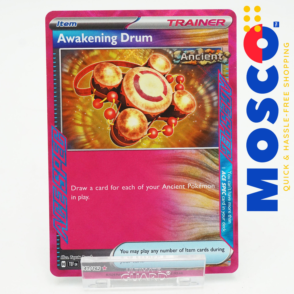 Awakening Drum - 141/162 - Ace Rare Scarlet & Violet: Temporal Forces | Pokemon TCG | Shopee ...