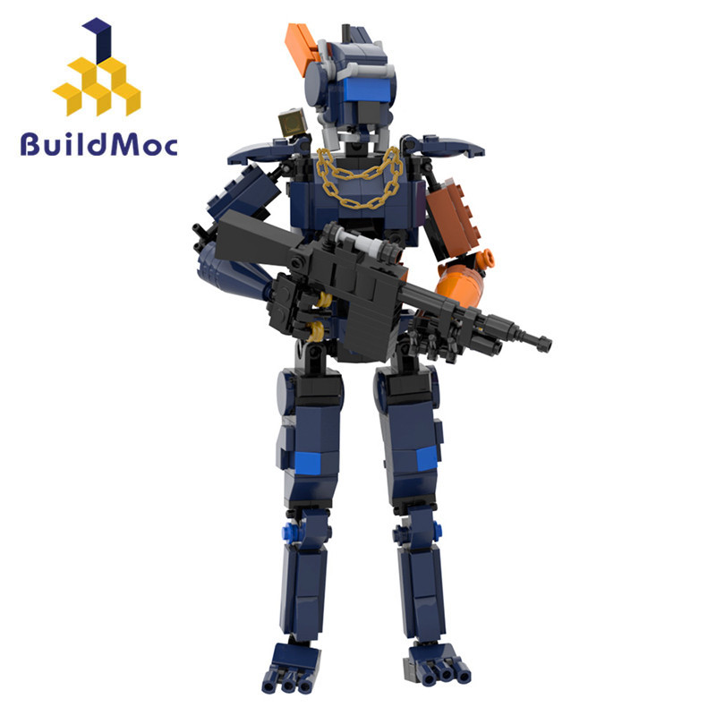 Buildmoc Chappie Mech Robot Model Building Blocks Assembly Educational ...