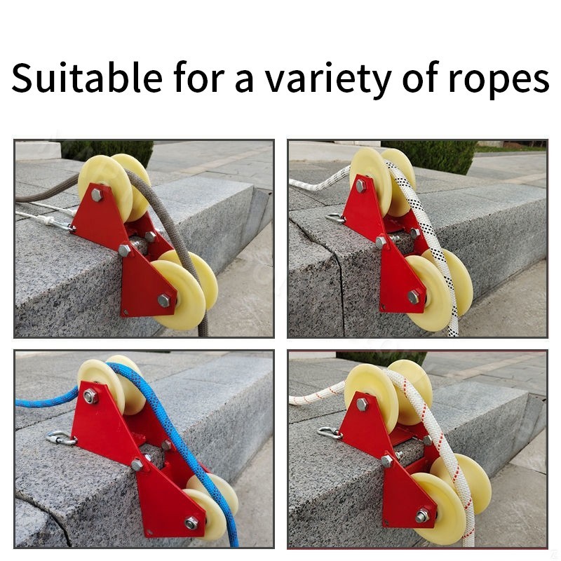Rope Retract Pulley Sling Safety Rope Manual Pulley With Thicken ...