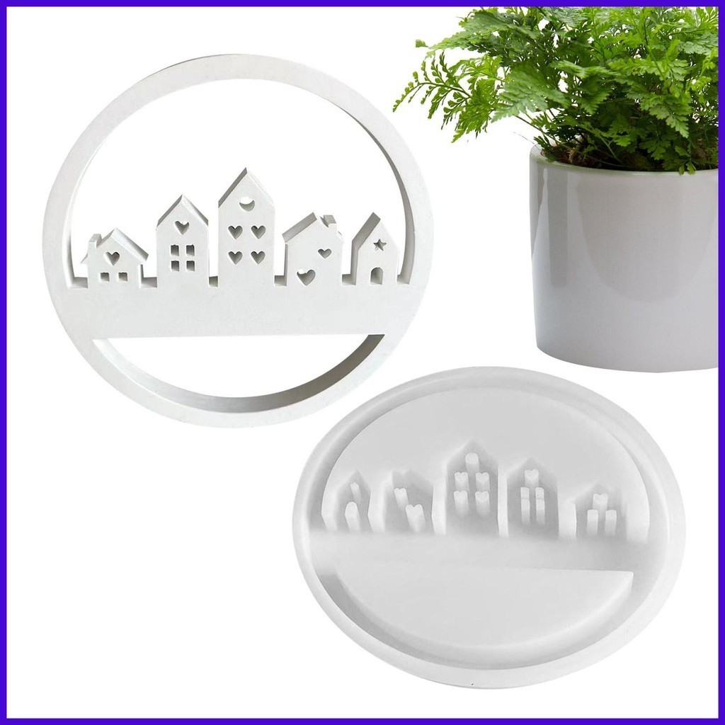 House Chocolate Molds Silhouette Silicone Mold House Shape Silhouette ...