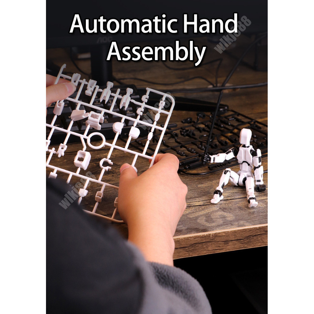 677 Robot Dummy Lucky 13 Multi Joined 3D Printing Model Articulado ...