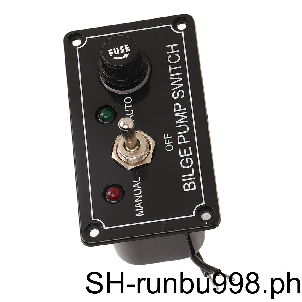 1/2/3 Pump Switch Panel Pump Rocker Switch ATV Manual Off Rv Boat Bilge ...