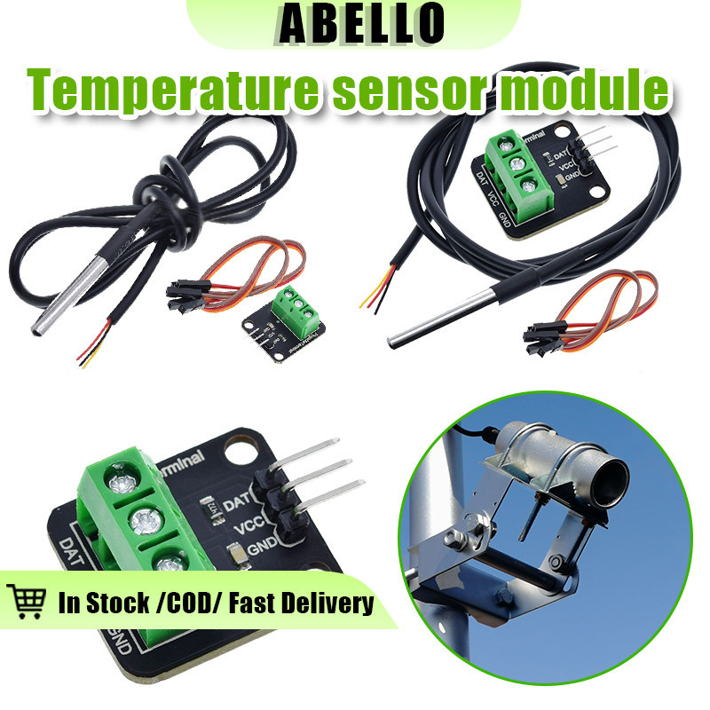 High-Q DS18B20 Temperature Sensor Module Digital Sensor Cable Probe ...