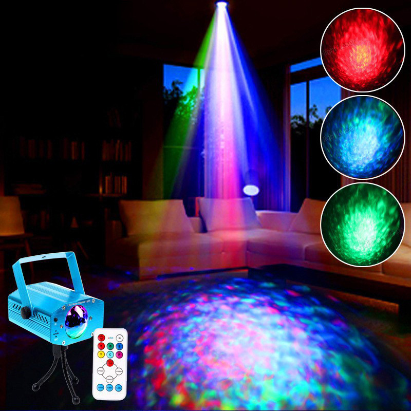 LED Stage Party Water Ripple Light, 7-Color Projection Light Dynamic ...