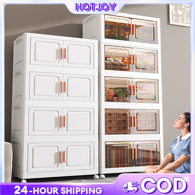 HOTJOY Foldable Storage Cabinet for Kitchen Durabox Bedroom Drawer ...