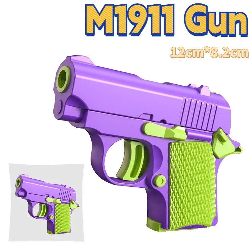 【Today discount】TURNIP GUN M1911 BABY GUN TOY GUN MINI GUN STRESS ...