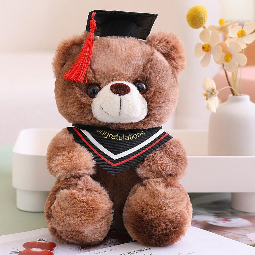 Graduation Bear Plush Plush Toy Stuffed Animal in Graduation Outfit ...