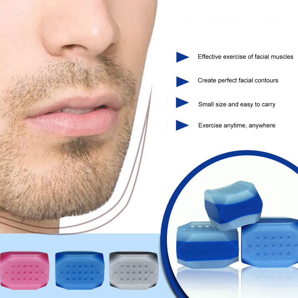 ARE. 2Pcs Men Women Jawline Exerciser 40/50/60 lbs Resistance Levels ...
