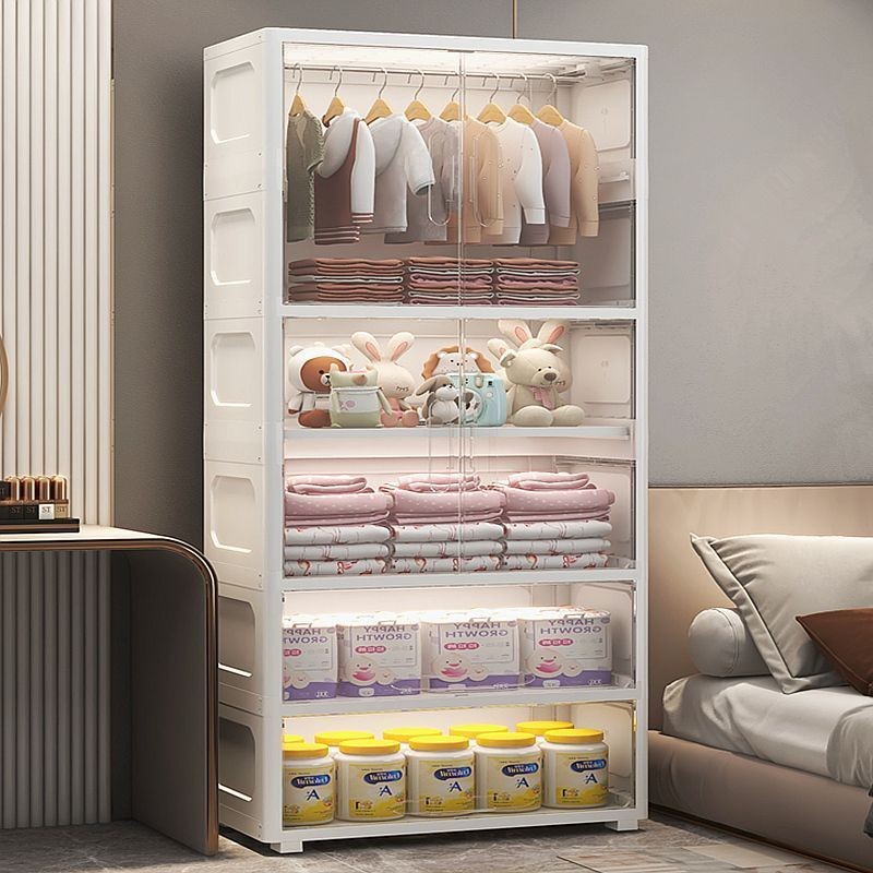 Thickened Baby Wardrobe Baby Storage Cabinet Bedroom and Household ...