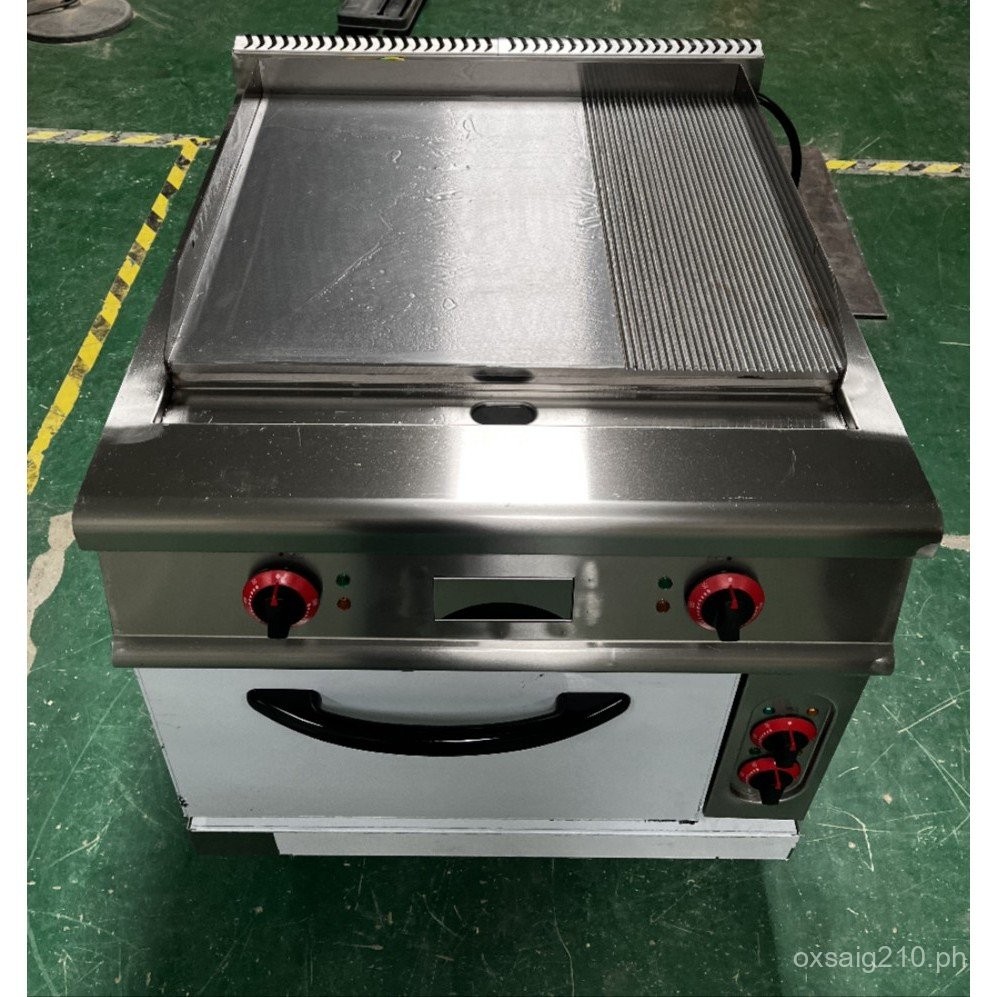 Electric Griddle with Built-in Oven Oven Striped Steak Grill All flat 1 ...