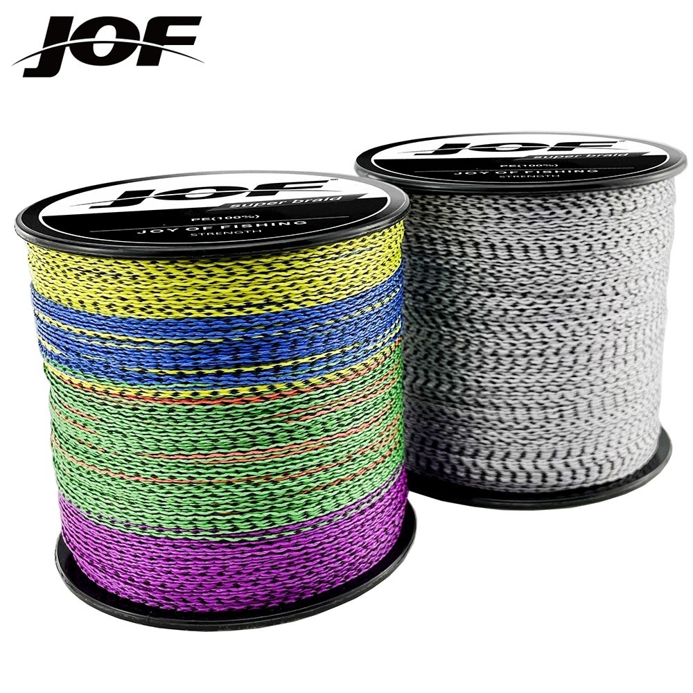 [A SELL Hot Sale] JOF 300M 4 Strands Braided Fishing Lines Multifilament PE Spotted Invisible 10 ...