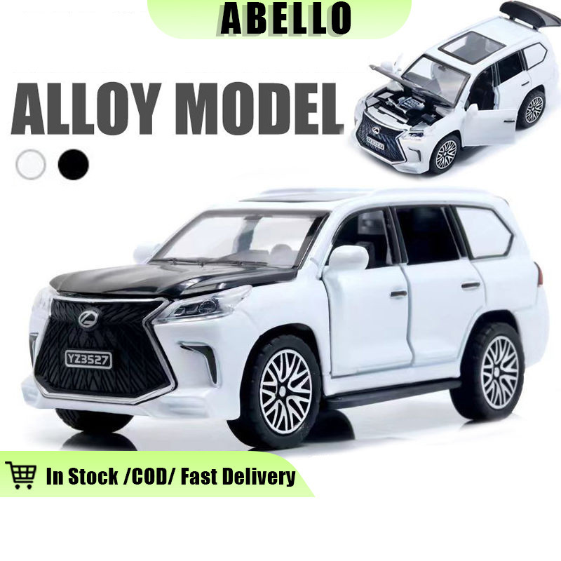 1:36 Lexus LX570 SUV Car Diecast Figurine Simulated Alloy Off-Road ...