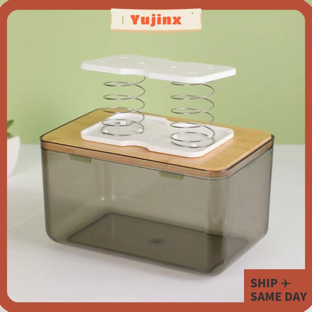YUJINX Paper Towel Spring Pallet, Plastic Practical Spring Tissue Box ...