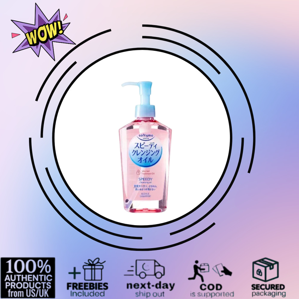 KOSE Softymo Speedy Cleansing Oil makeup remover for eyes and lips speedy original liquid 230ml ...