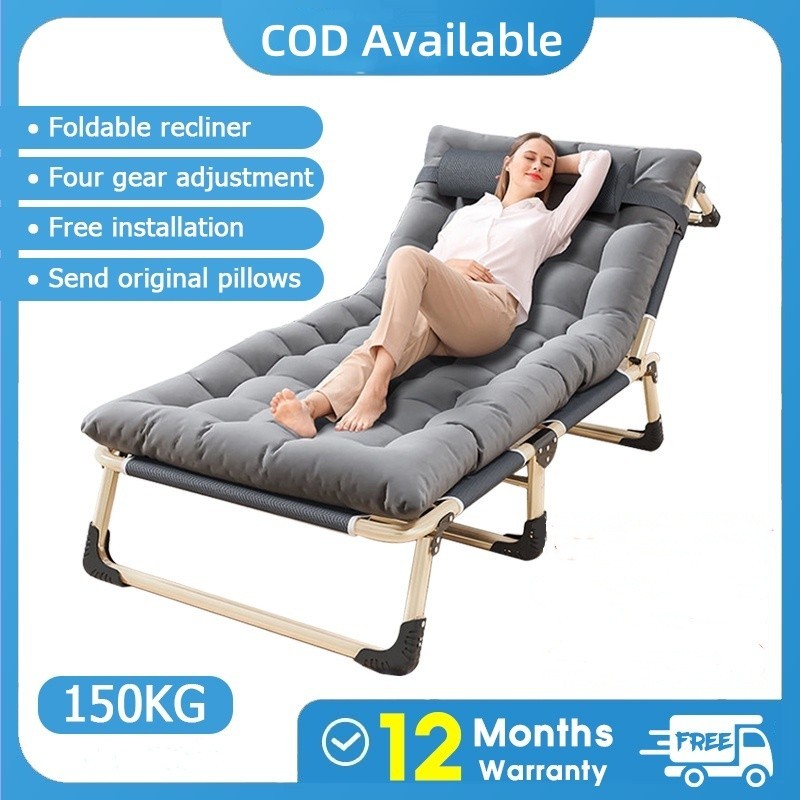 Deluxe Upgraded folding bed foam Portable foldable bed Adjustable ...