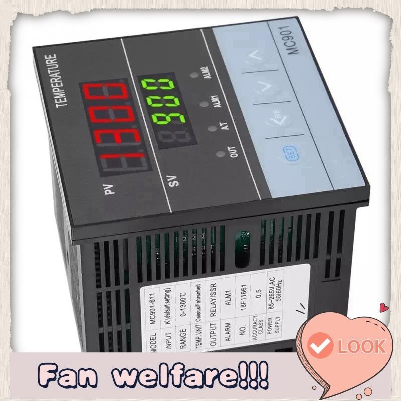 3X SINOTIMER MC901 Digital Waterproof PID Temperature Controller K Type PT100 Sensor Input Relay ...