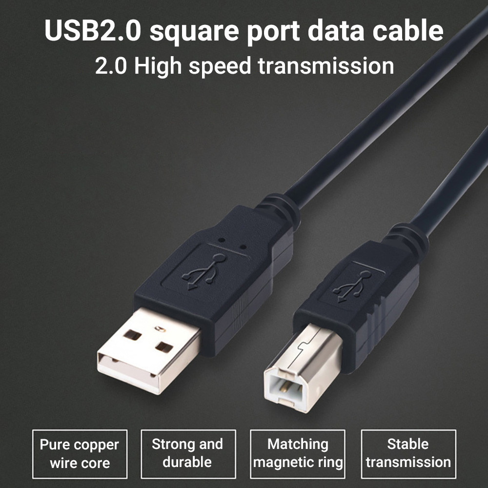 Vention USB Printer Cable USB Type A Male To B Male for Hp Canon Epson ...