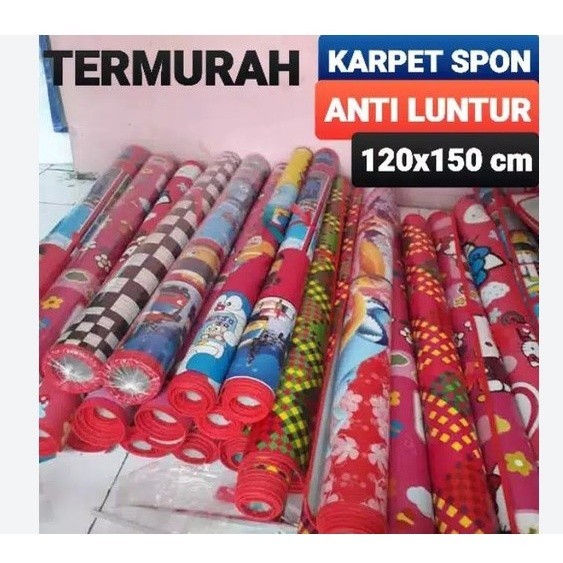 Multipurpose Sponge Cartoon Mat 120X150CM Cute Cartoon MOTIF Carpet ...