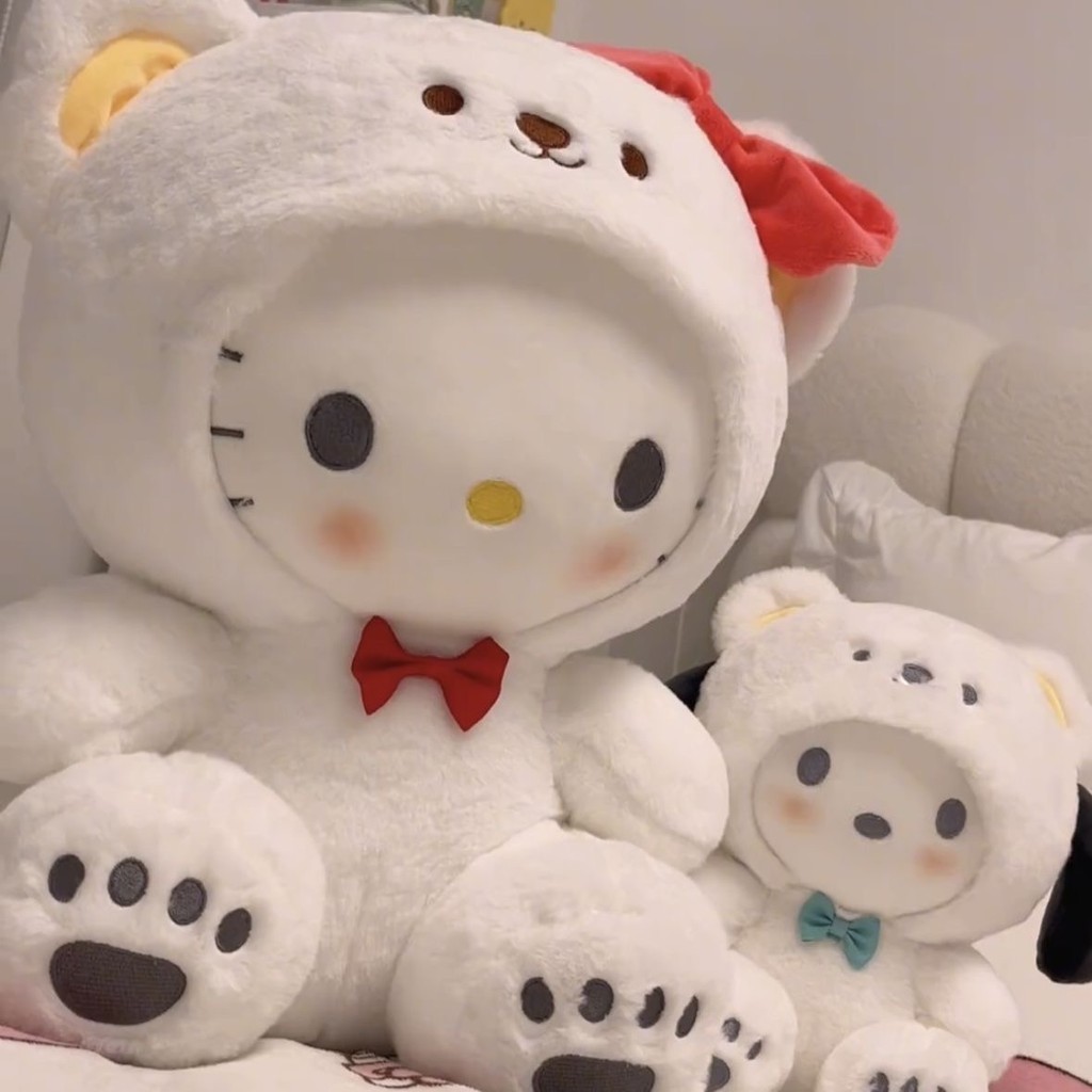 Hello Kitty Sanrio Plushies Cinnamonroll Kuromi Pochacco Melody Stuffed ...
