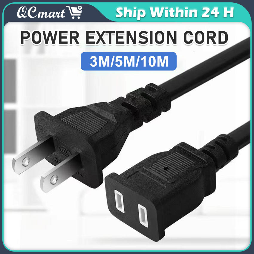【Fast Shipment】 3/5/10M EU Power Cable Euro Plug IEC C13 AC Power ...