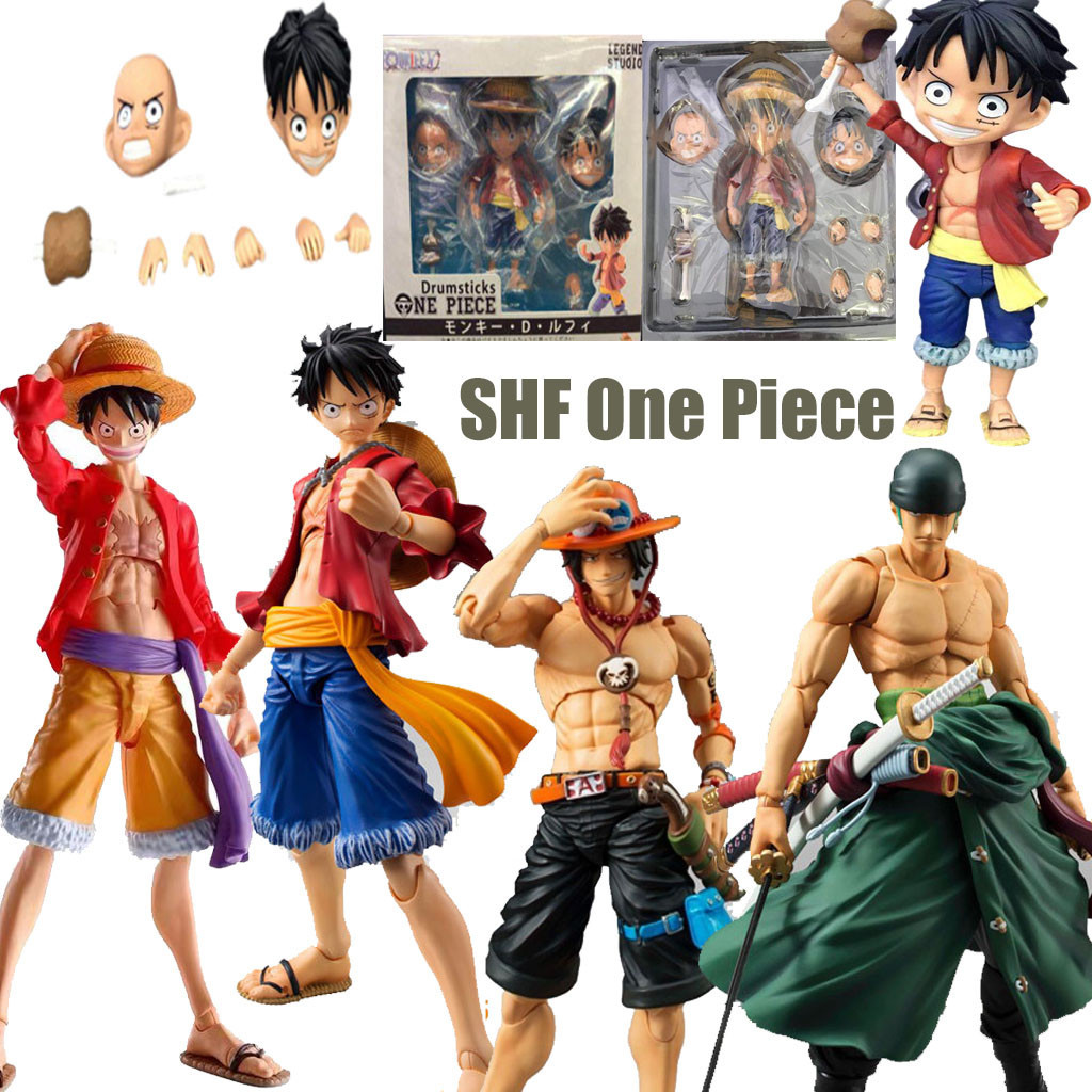 SHF One Piece Articulado Luffy S.H. Figuart Zoro Luffy Ace Model Action ...