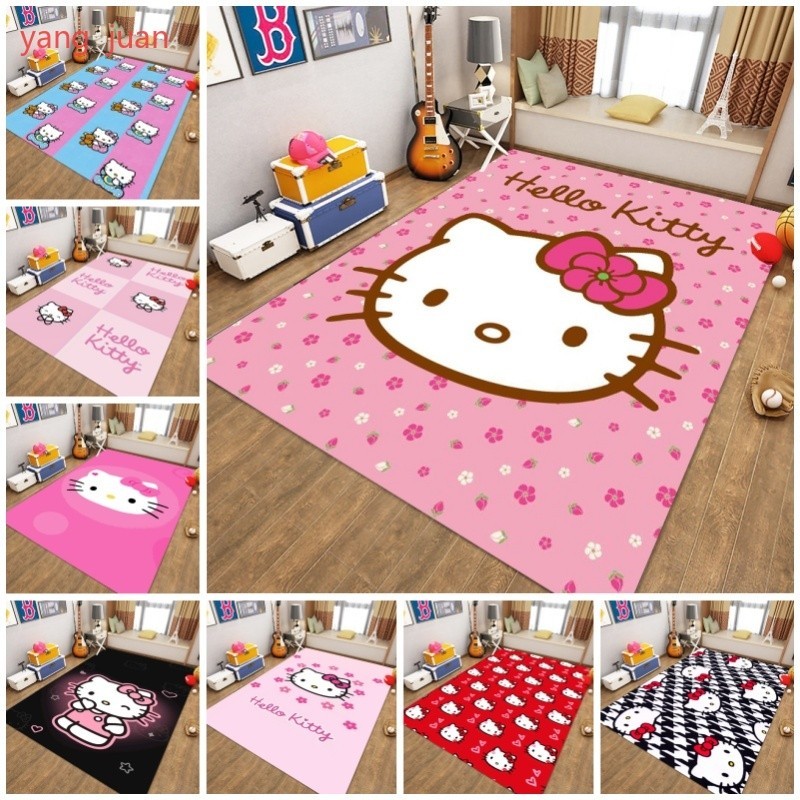 Kitty Bedside Carpet Bedroom Full of Kitty Carpet Household Keiti Mat ...